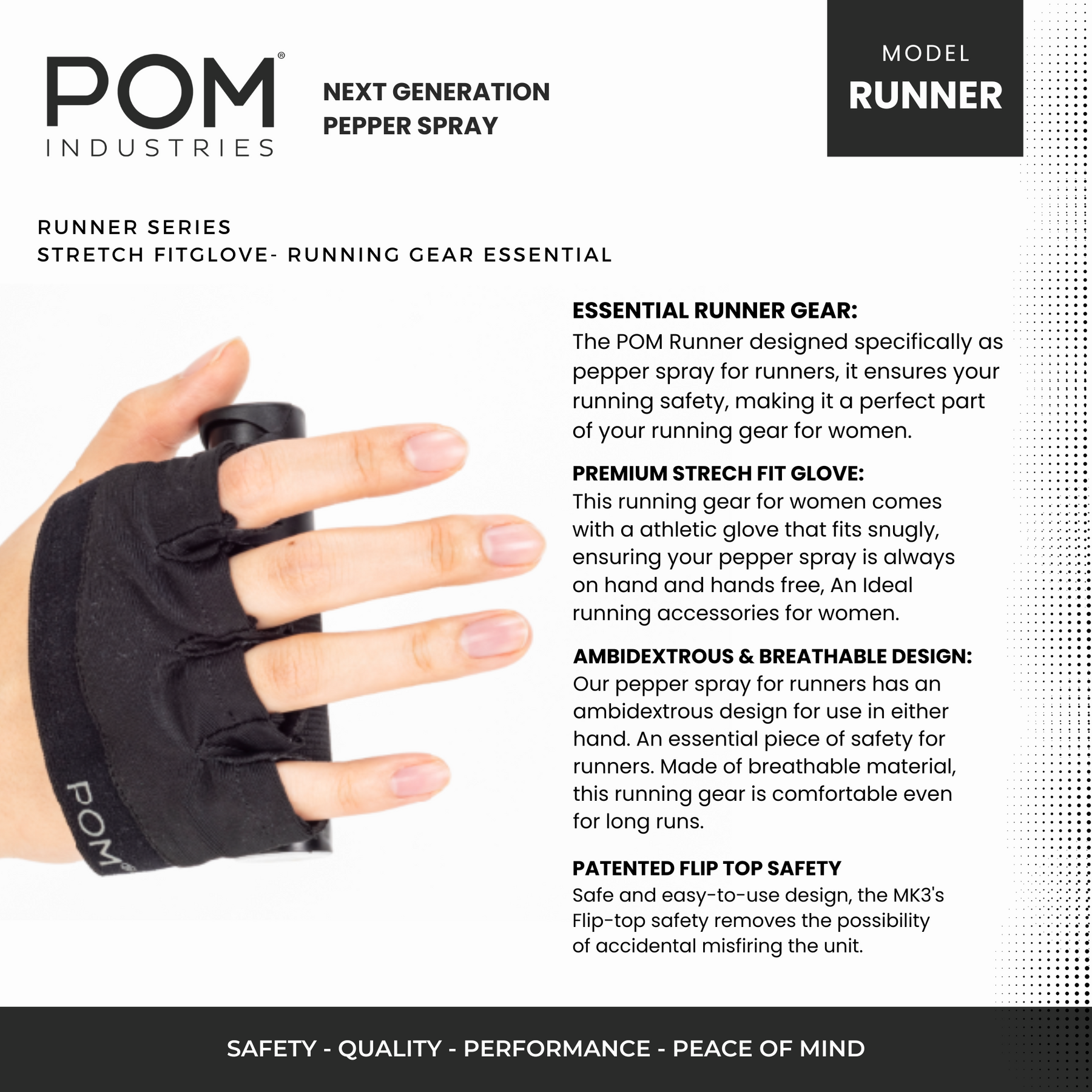 POM Runner Pepper Spray – POM Industries
